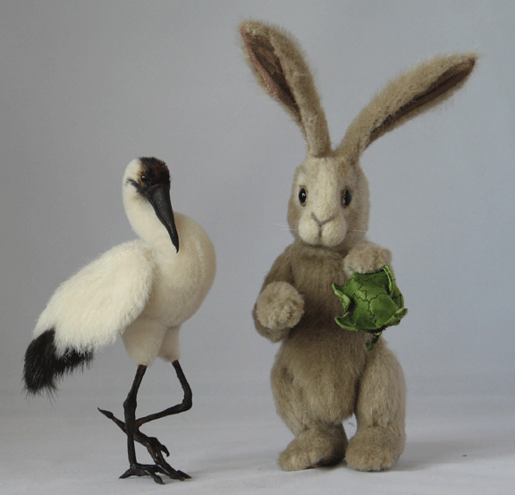 my first 'sassy' - a whooping crane / Miniatures & Creations from ...